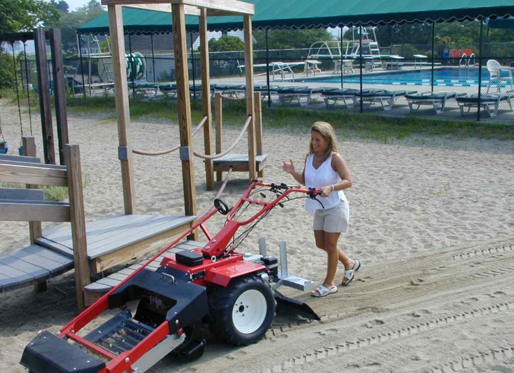 Sand Cleaning for Volleyball Courts Cabana Areas and Playgrounds
