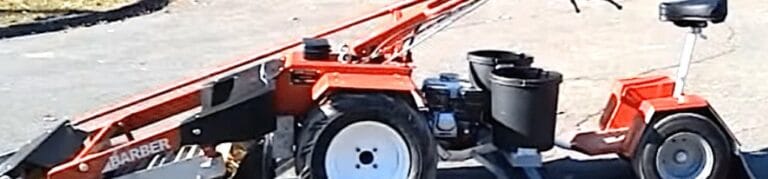 Walk Behind Beach Sand Cleaner: Barber SAND MAN 850