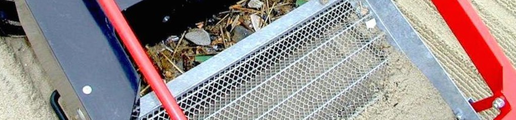 Walk Behind Beach Sand Cleaner: Barber SAND MAN 850